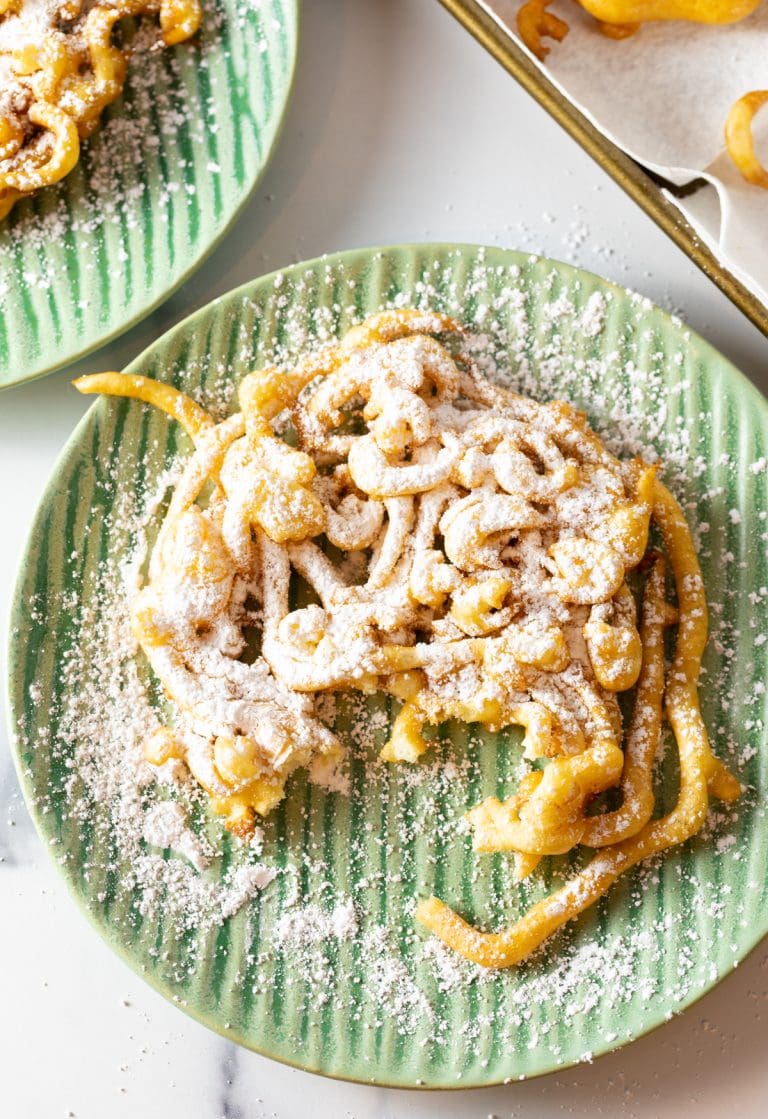 Homemade Funnel Cake - A Spicy Perspective