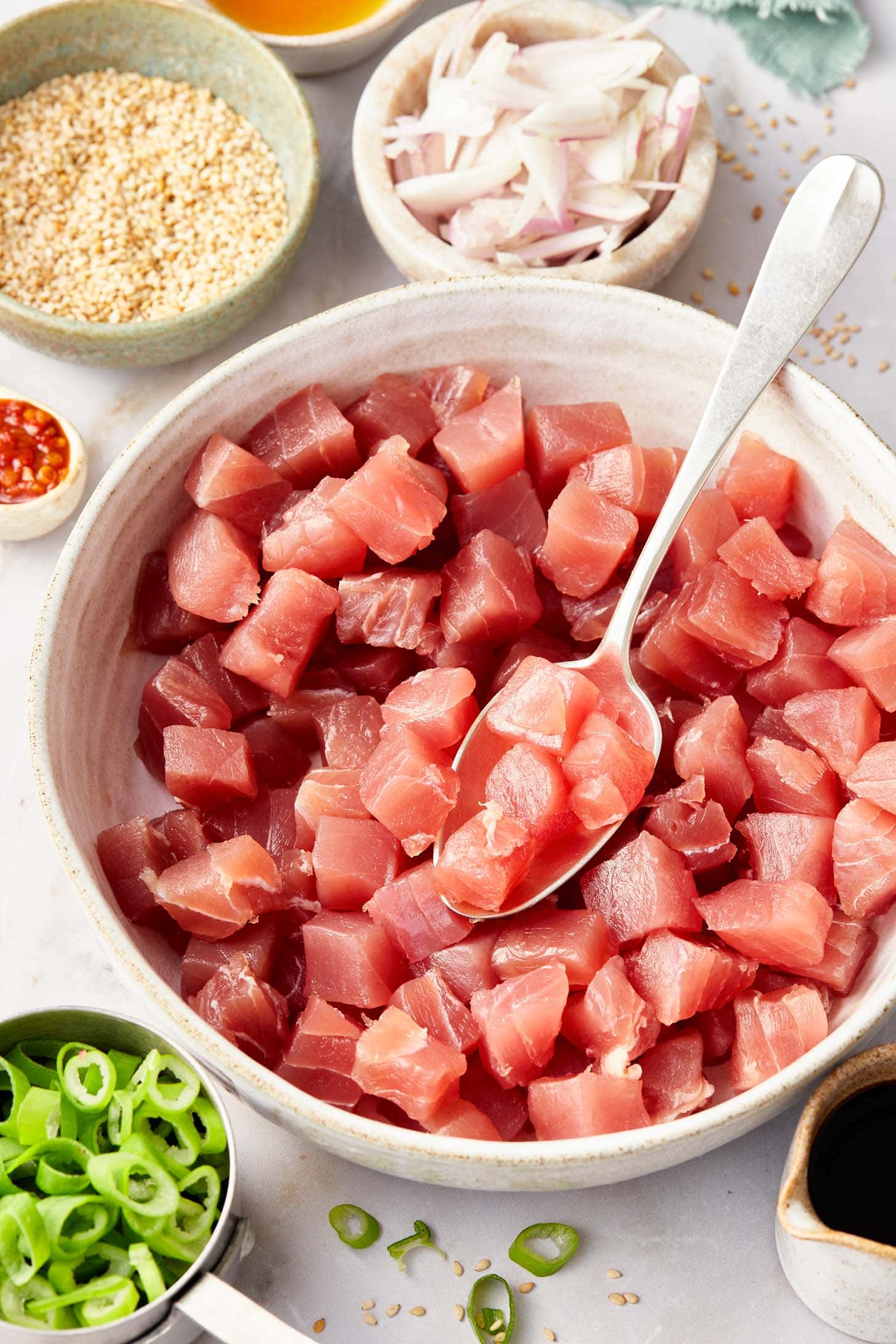 Hawaiian Ahi Poke Recipe - A Spicy Perspective