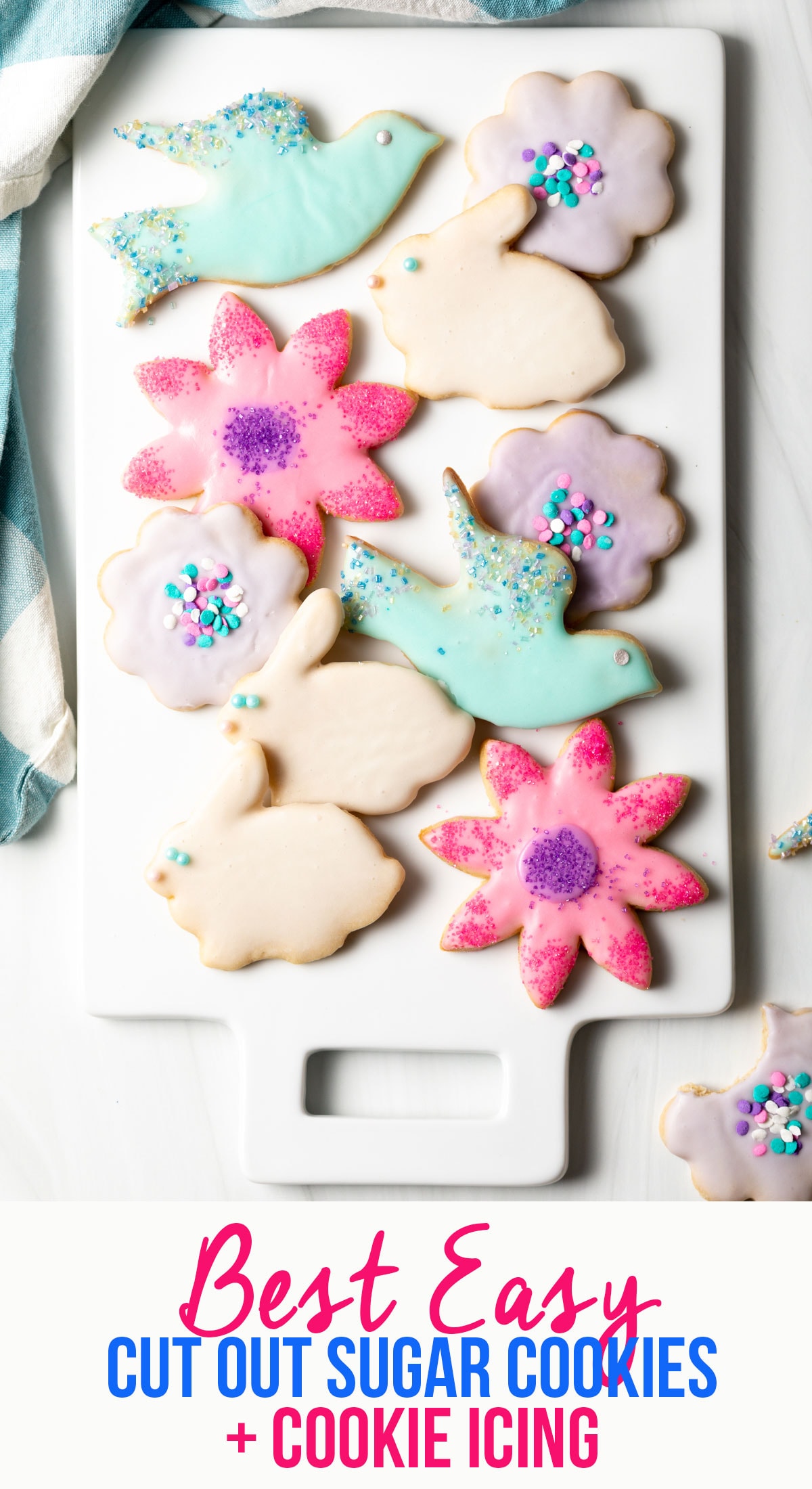 Cut Out Cookies with Sugar Cookie Icing - A Spicy Perspective