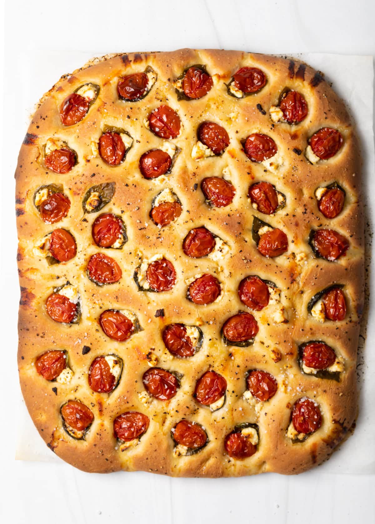 Tomato Basil Focaccia Bread - A Spicy Perspective