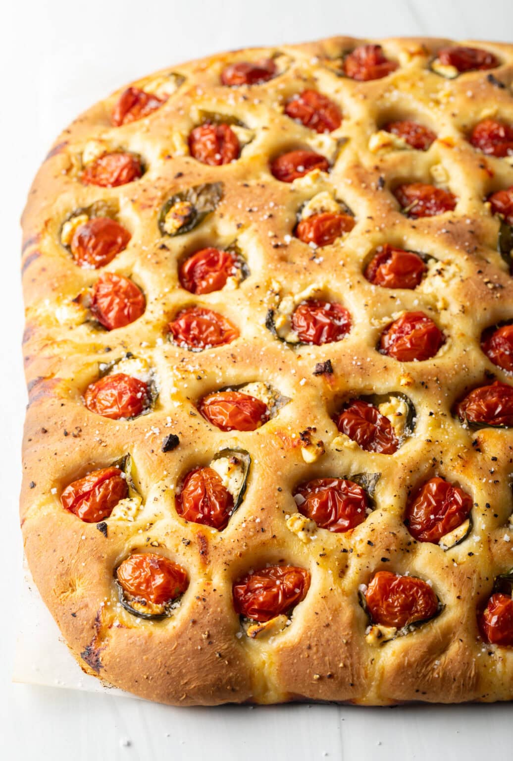 Tomato Basil Focaccia Bread - A Spicy Perspective