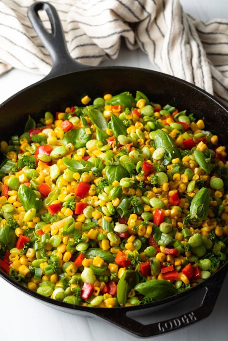 Corn Succotash Recipe - A Spicy Perspective
