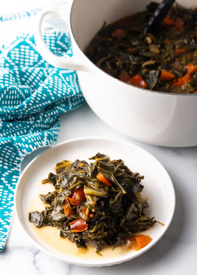 Callaloo Recipe (Stewed Greens) - A Spicy Perspective
