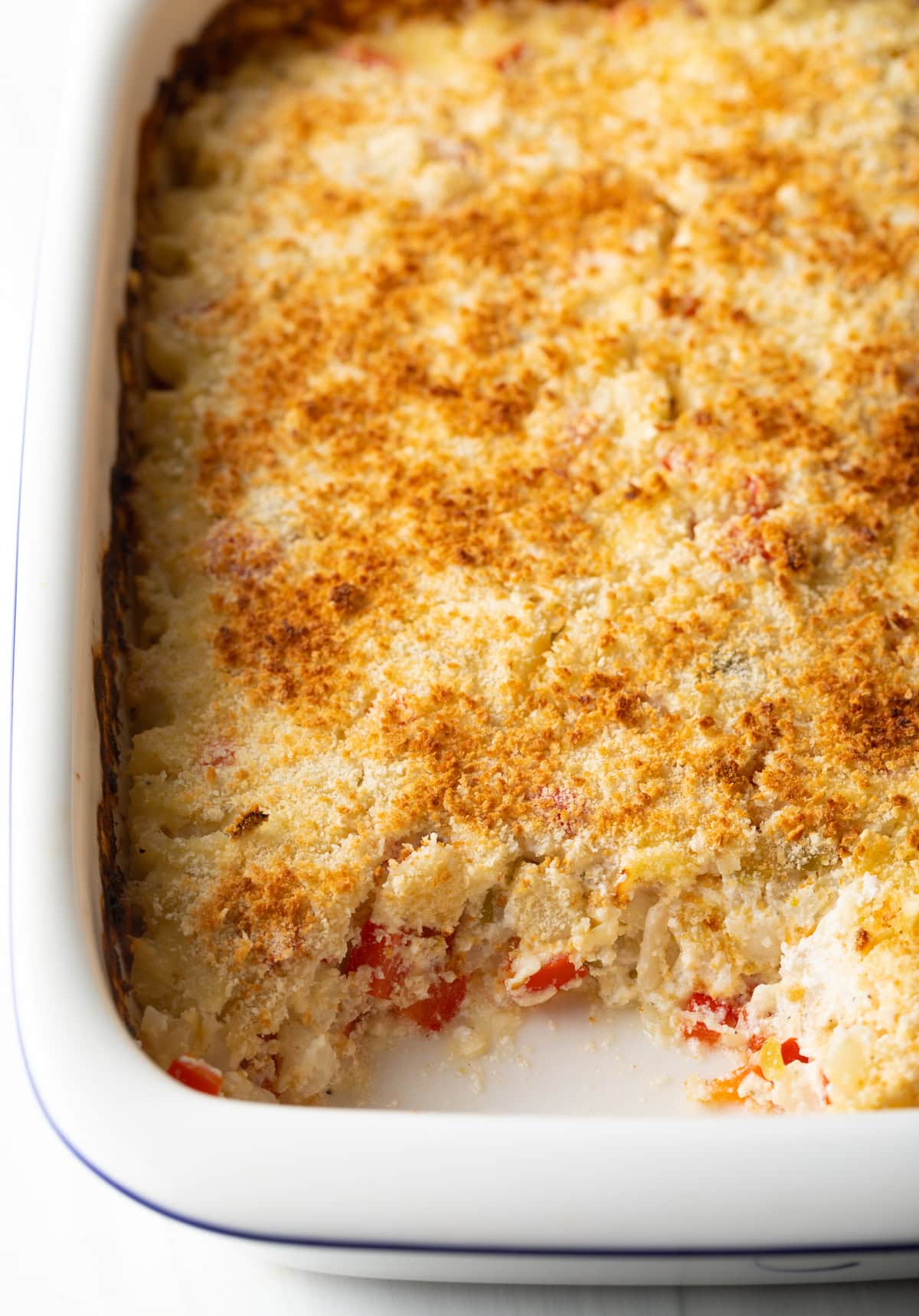 Cheesy Hominy Casserole - A Spicy Perspective