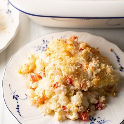 Cheesy Hominy Casserole - A Spicy Perspective