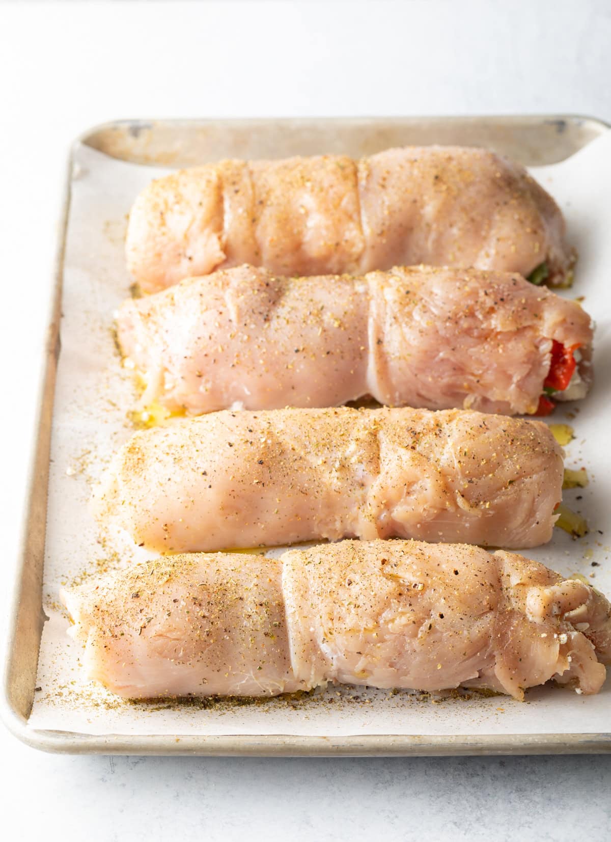 Chicken Roulade (Rolled Chicken) - A Spicy Perspective