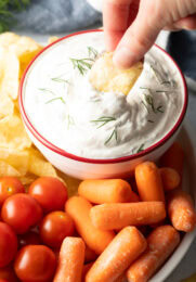 Irresistible Dill Dip Recipe + VIDEO - A Spicy Perspective