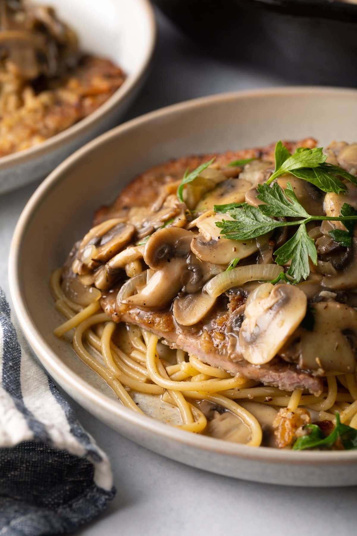 Veal Scallopini with Mushroom Sauce - A Spicy Perspective