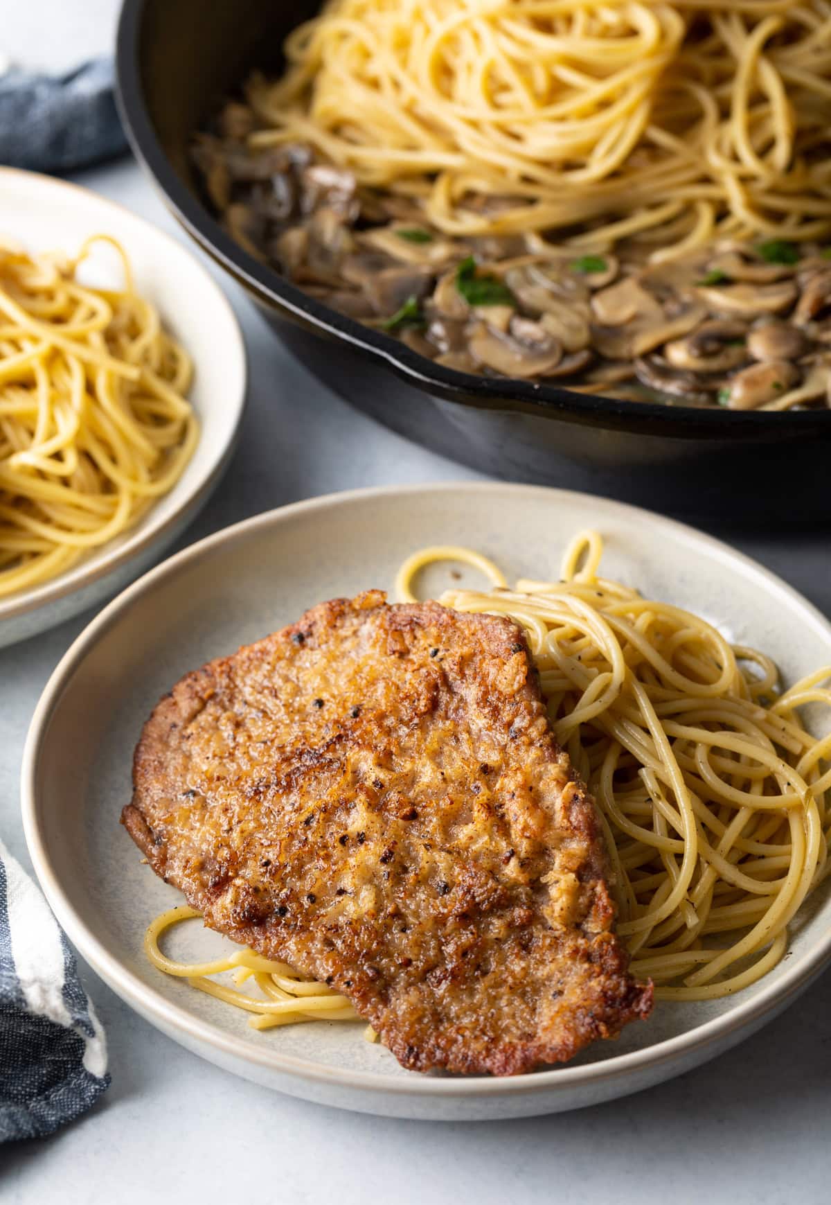 Veal Scallopini with Mushroom Sauce - A Spicy Perspective