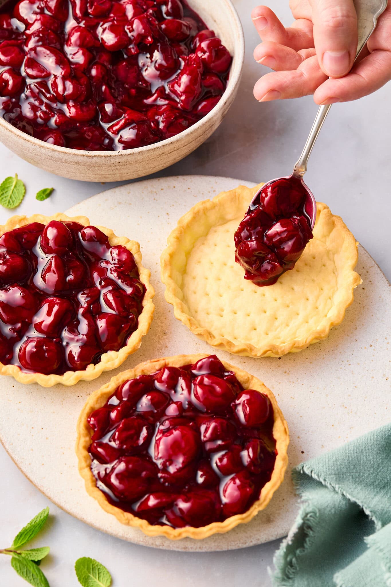 Mini Cherry Tarts Recipe - A Spicy Perspective