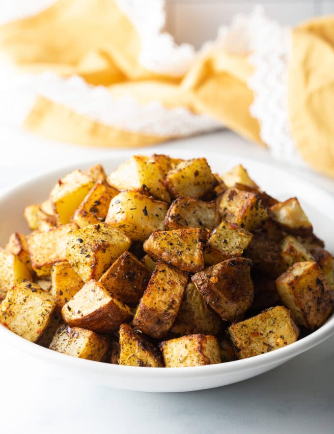 Crispy Golden Potatoes with Gremolata - A Spicy Perspective