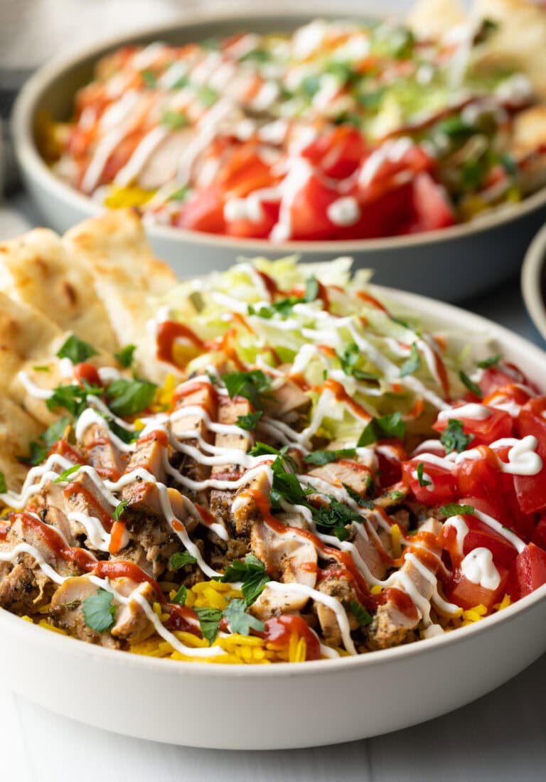 Halal Chicken Over Rice (Halal Cart-Style Chicken Recipe)