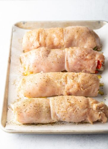 Chicken Roulade (Rolled Chicken) - A Spicy Perspective