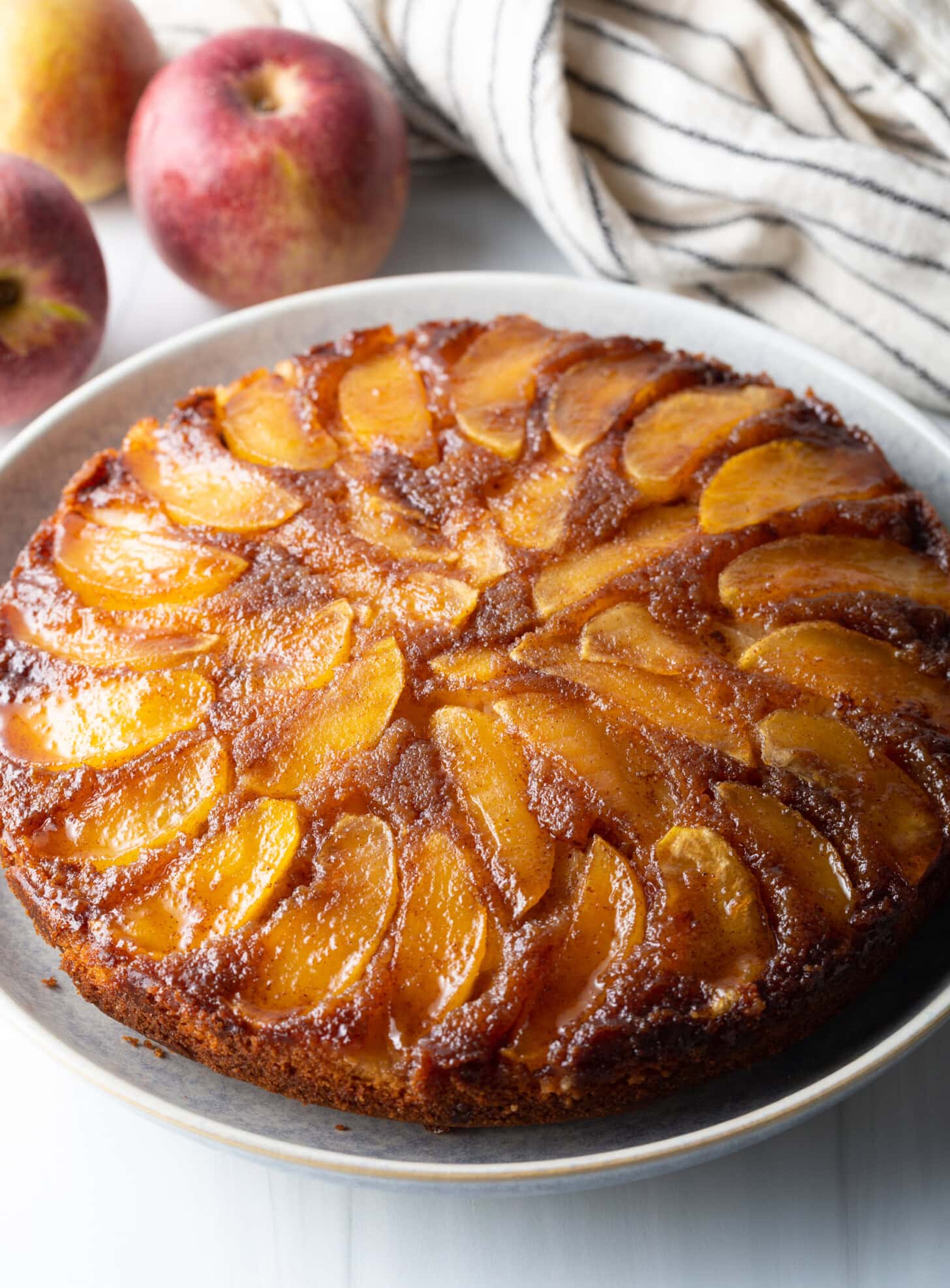 Easy Apple Upside Down Cake Recipe - A Spicy Perspective