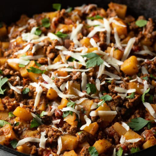 Italian Ground Beef and Potatoes - A Spicy Perspective