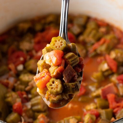 Stewed Okra and Tomatoes - A Spicy Perspective