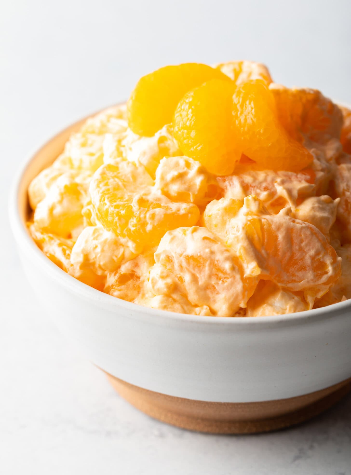 Orange Fluff Salad (Mandarin Orange Salad) - A Spicy Perspective