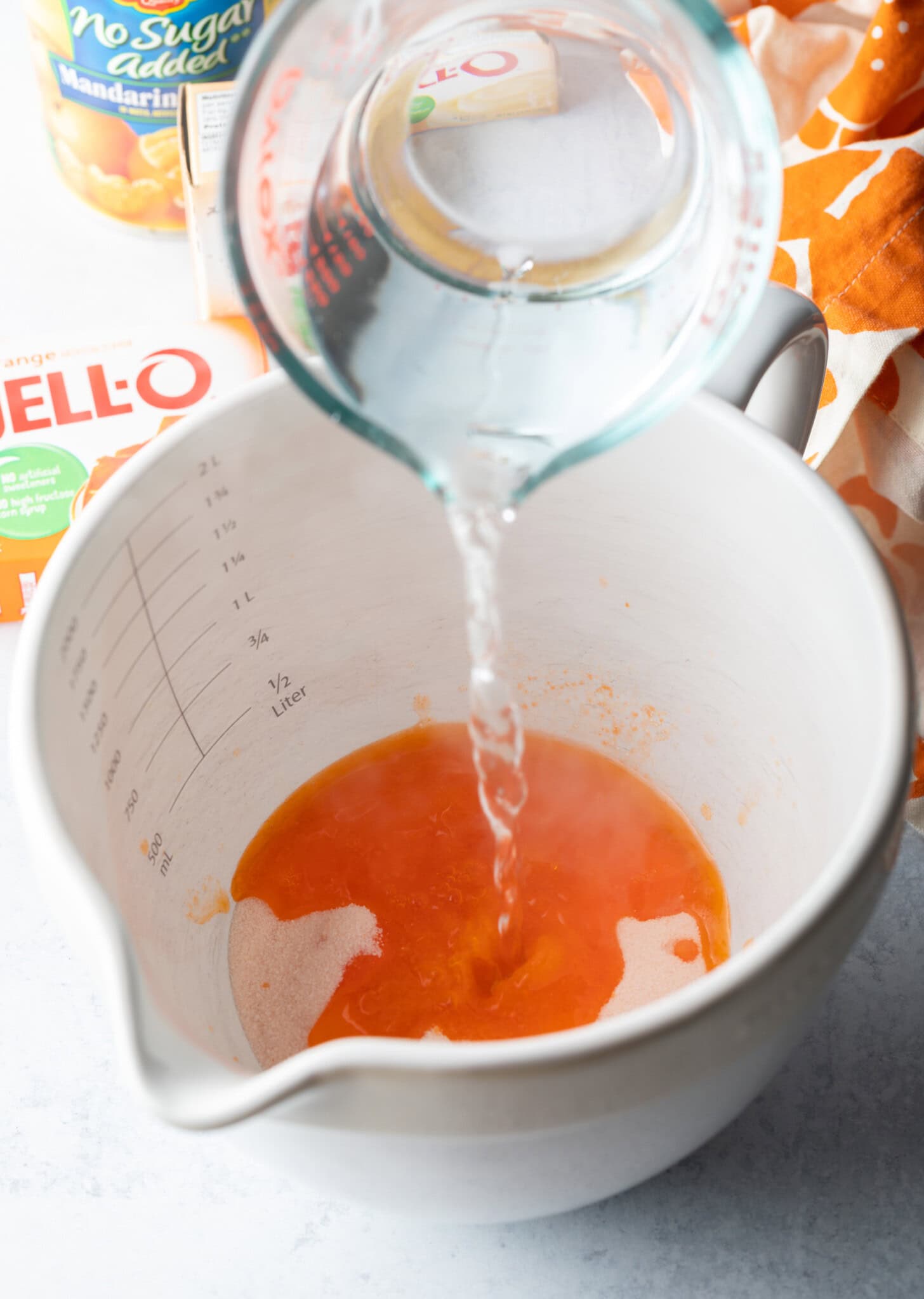 Orange Fluff Salad (Mandarin Orange Salad) - A Spicy Perspective