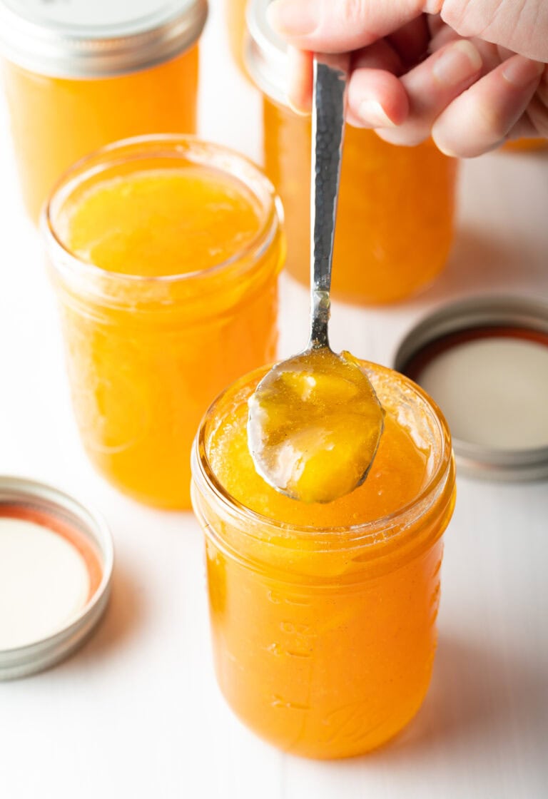 Peach Preserves Recipe (Peach Jelly) - A Spicy Perspective