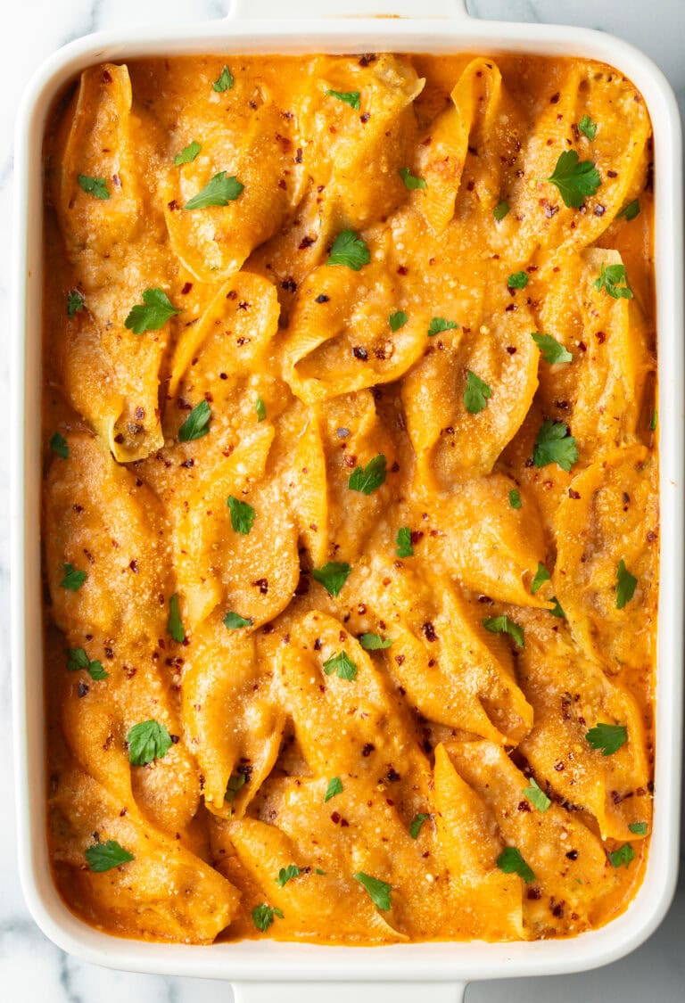 Seafood Stuffed Shells - A Spicy Perspective