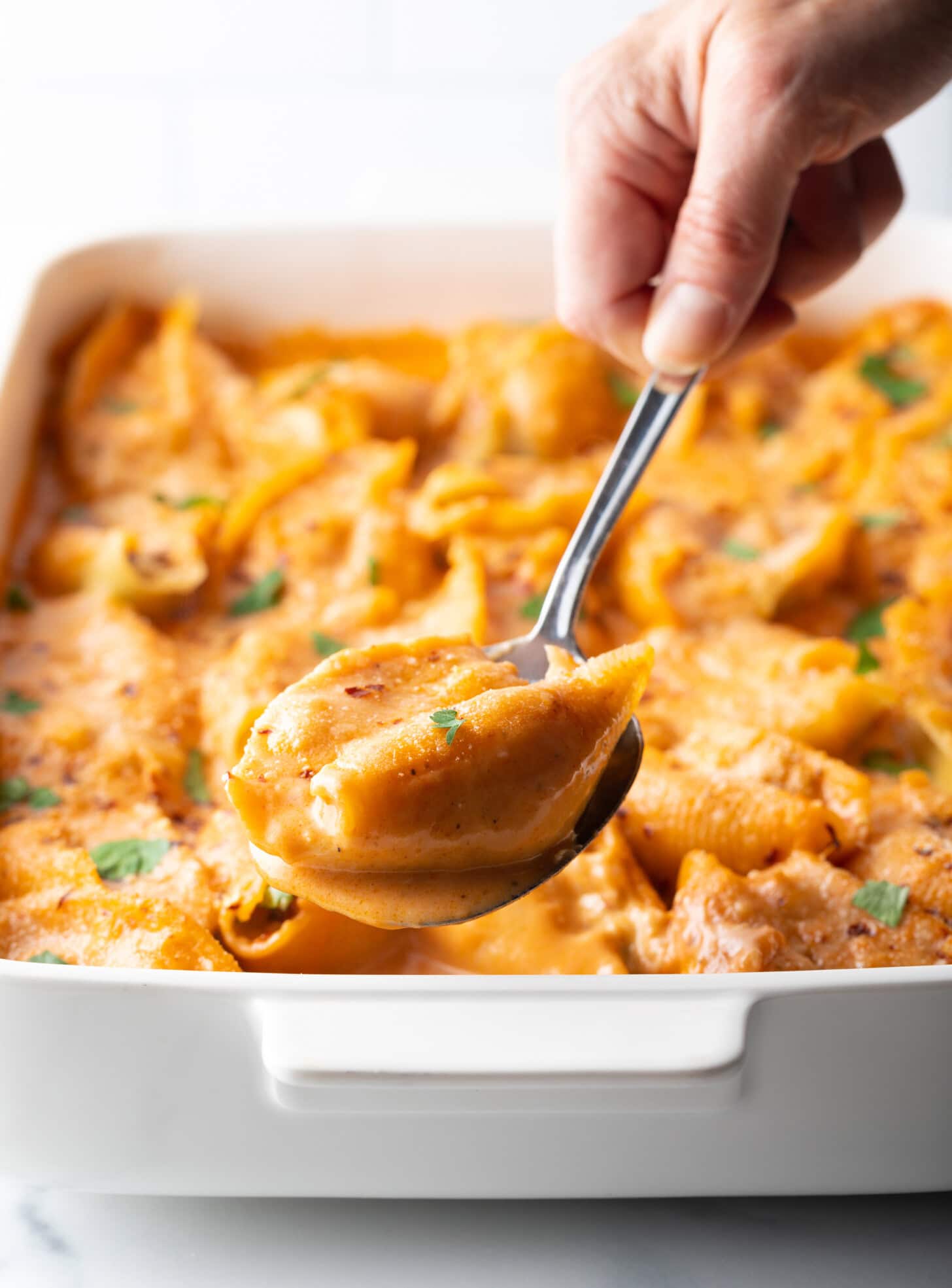 Seafood Stuffed Shells - A Spicy Perspective