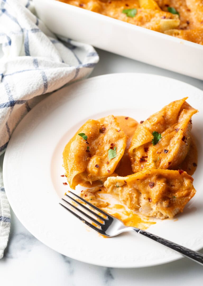 Seafood Stuffed Shells - A Spicy Perspective