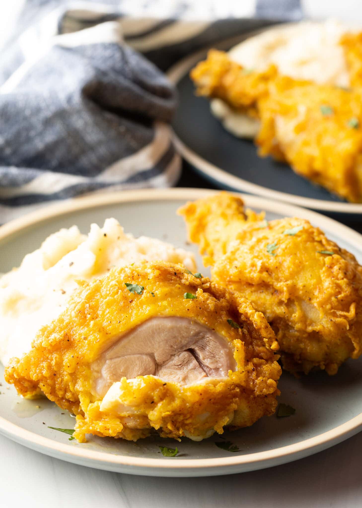 Crispy Broasted Chicken Recipe (Video) - A Spicy Perspective