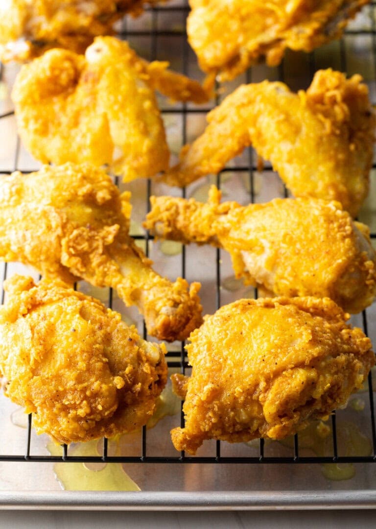 Crispy Broasted Chicken Recipe (Video) - A Spicy Perspective