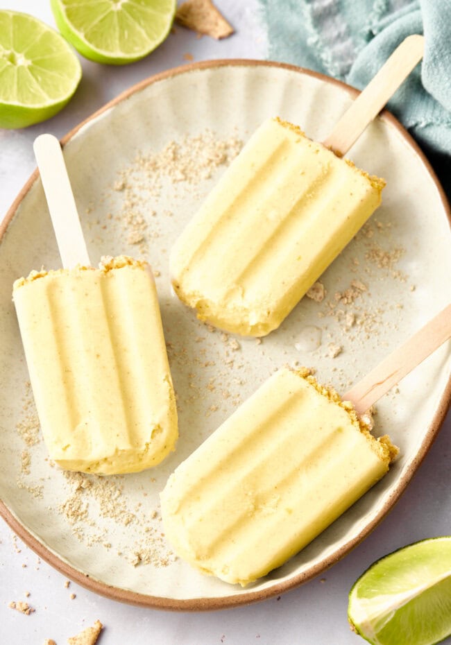 5-Ingredient Key Lime Pudding Pops - A Spicy Perspective