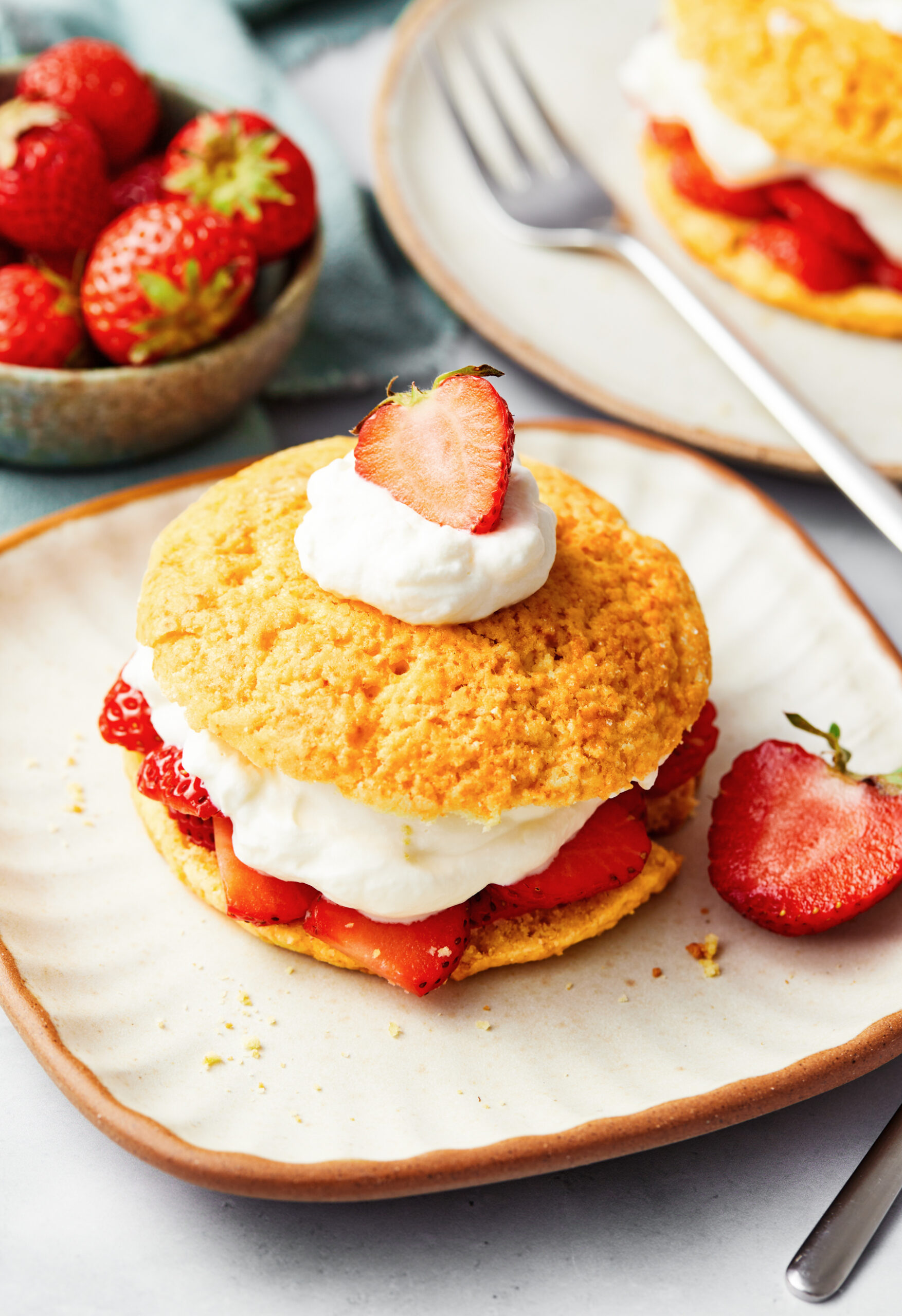 Strawberry Shortcake With Biscuits Recipe