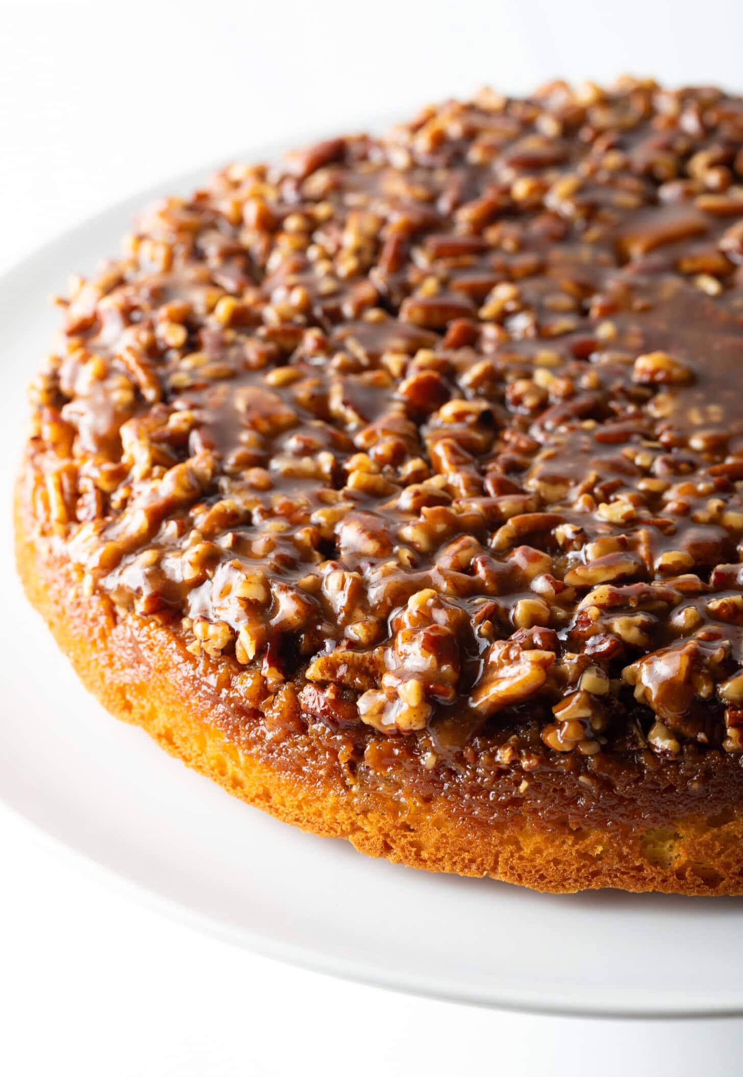 Pecan Upside Down Cake Recipe - A Spicy Perspective