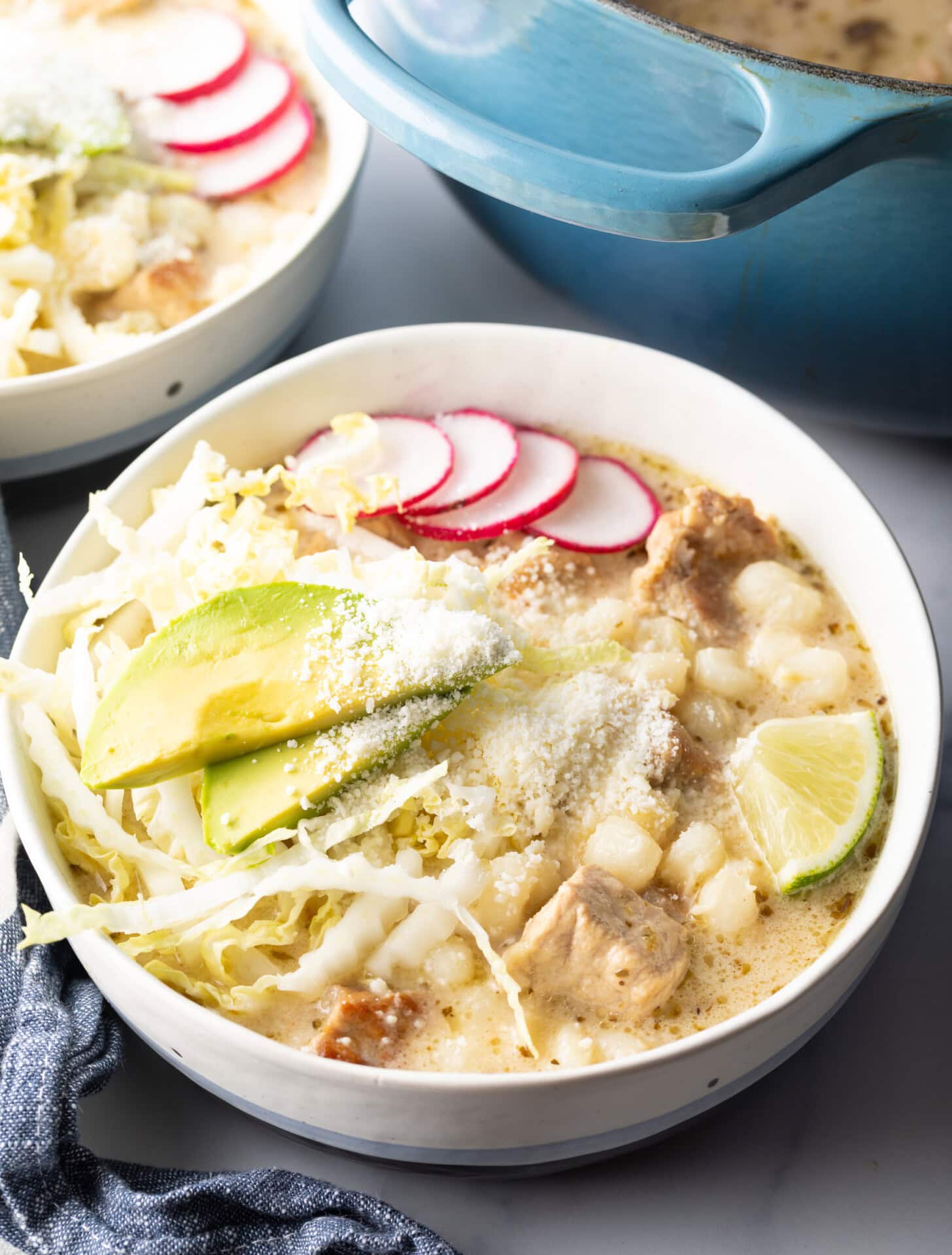 Pozole Blanco (White Hominy Soup) - A Spicy Perspective