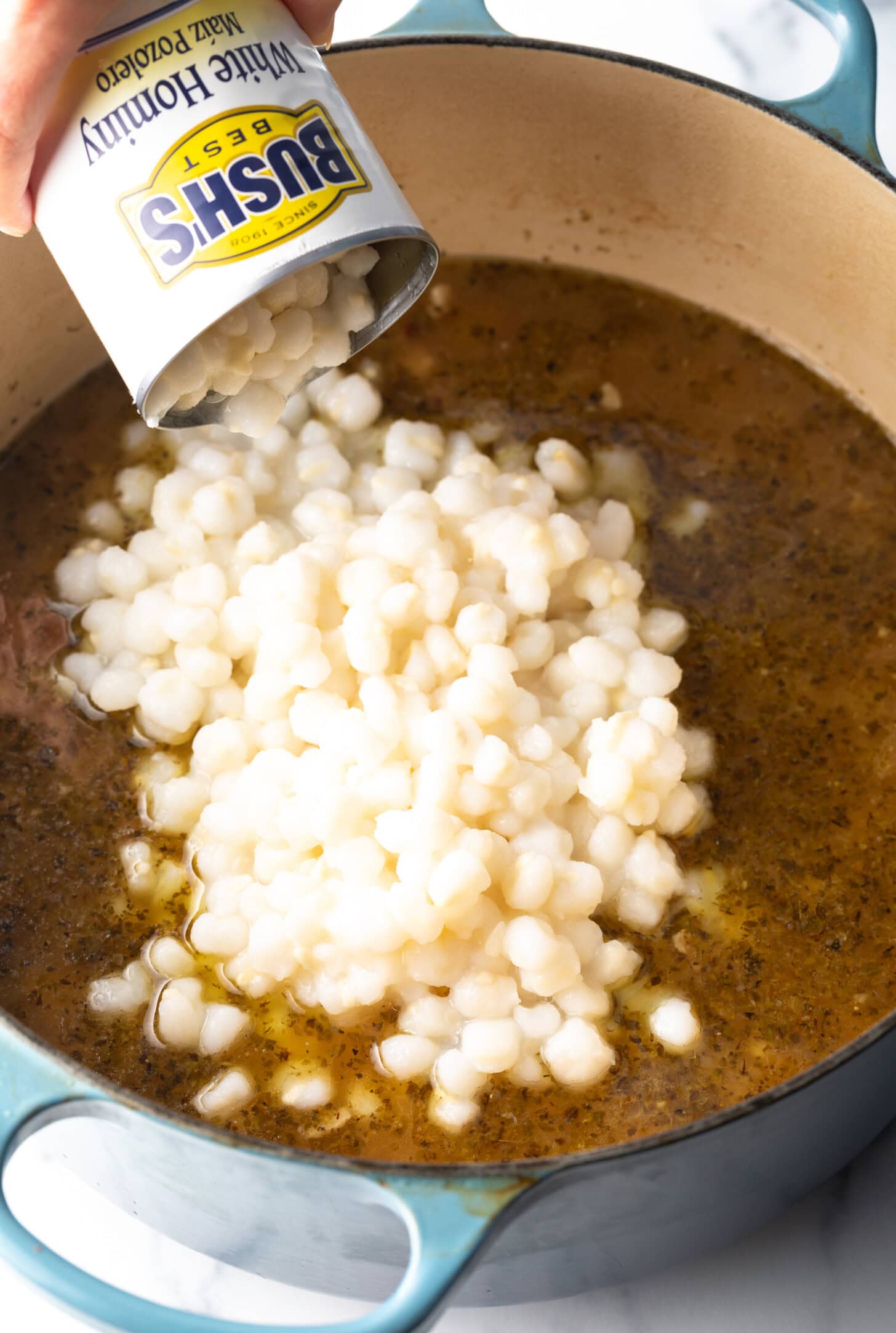 Pozole Blanco (White Hominy Soup) - A Spicy Perspective