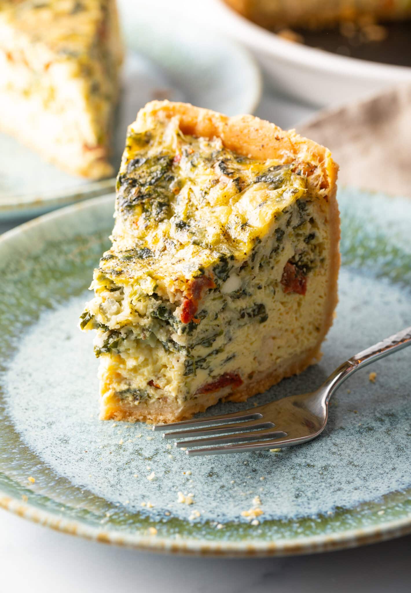 Deep Dish Vegetarian Quiche - A Spicy Perspective