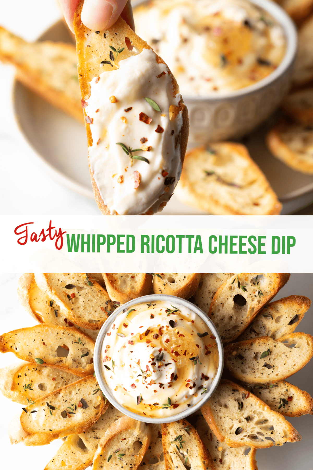 Whipped Ricotta (Sweet and Savory Options) - A Spicy Perspective