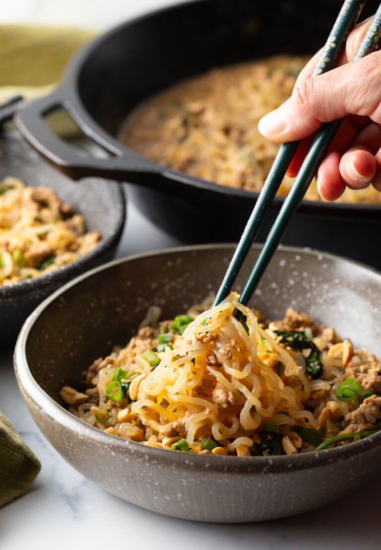 Dan Dan Noodles Recipe (Low Carb!) + VIDEO - A Spicy Perspective