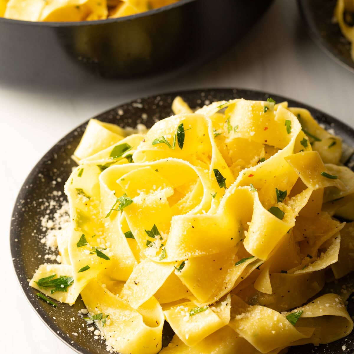 Garlic Butter Noodles Recipe + VIDEO - A Spicy Perspective