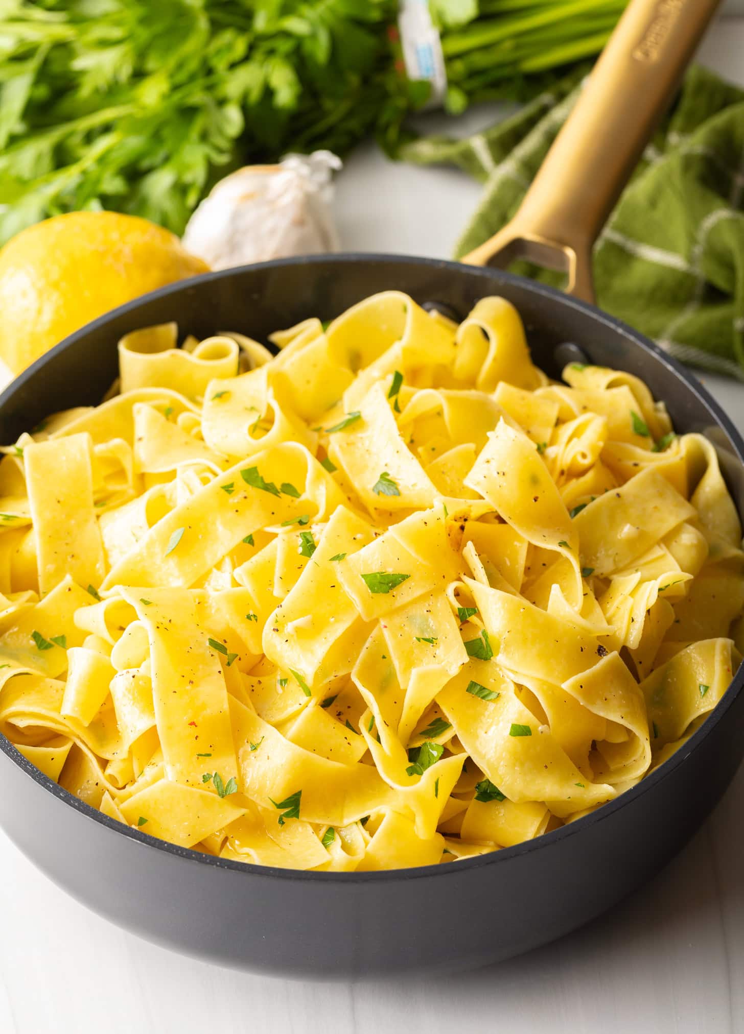 Garlic Butter Noodles Recipe + VIDEO - A Spicy Perspective