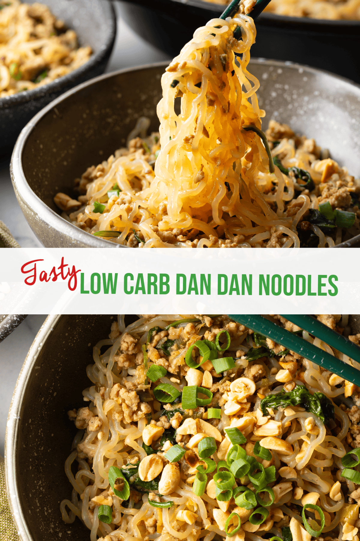 Dan Dan Noodles Recipe (Low Carb!) + VIDEO - A Spicy Perspective