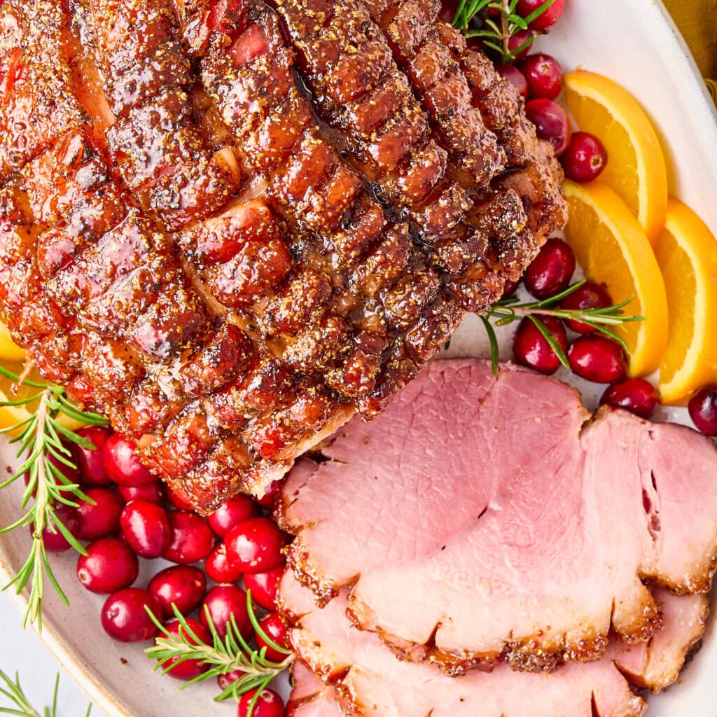 Brown Sugar Ham (Glaze Recipe) - A Spicy Perspective