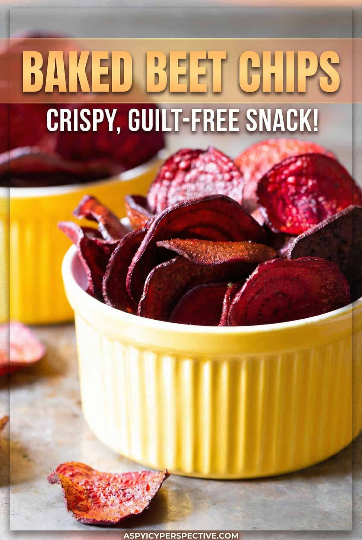 Baked Beet Chips Recipe - A Spicy Perspective