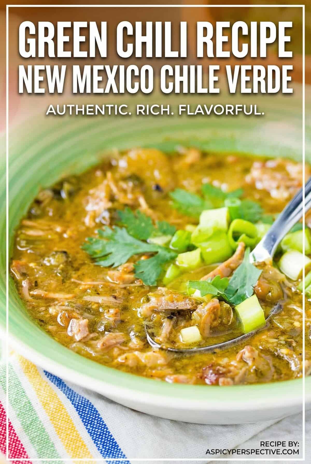 Green Chili Recipe (New Mexico Chile Verde) - A Spicy Perspective
