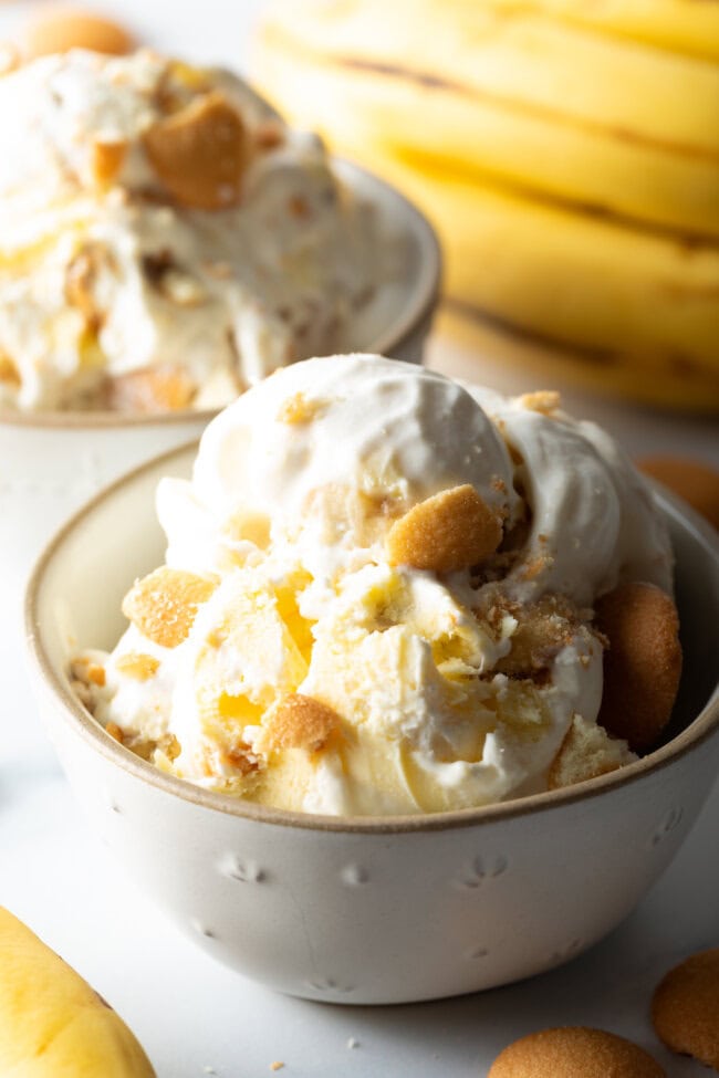 Banana Pudding Ice Cream (No-Churn!) - A Spicy Perspective