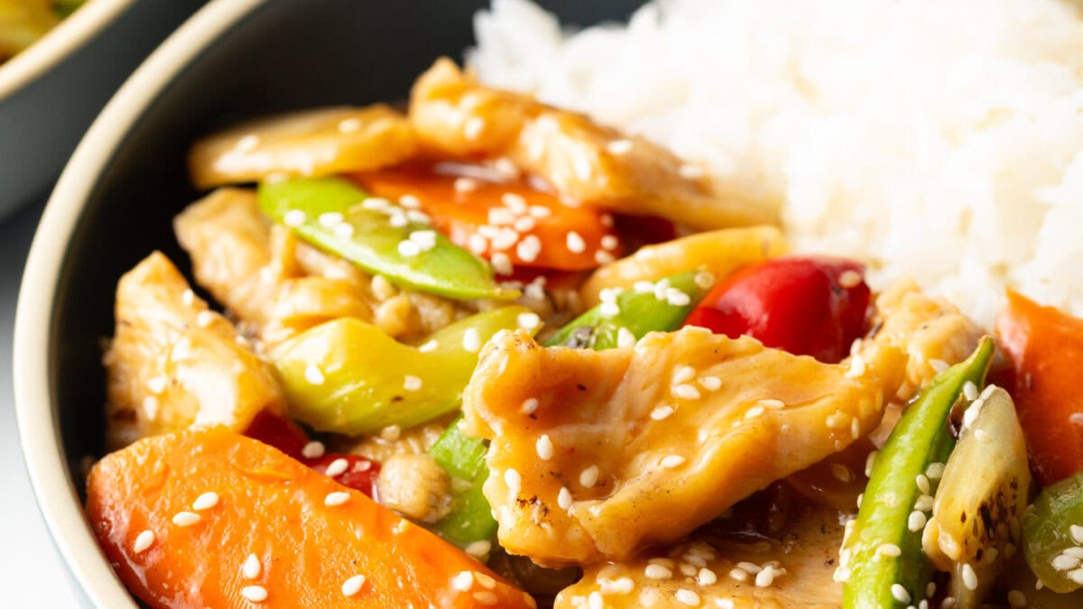 Chicken Chop Suey Rice