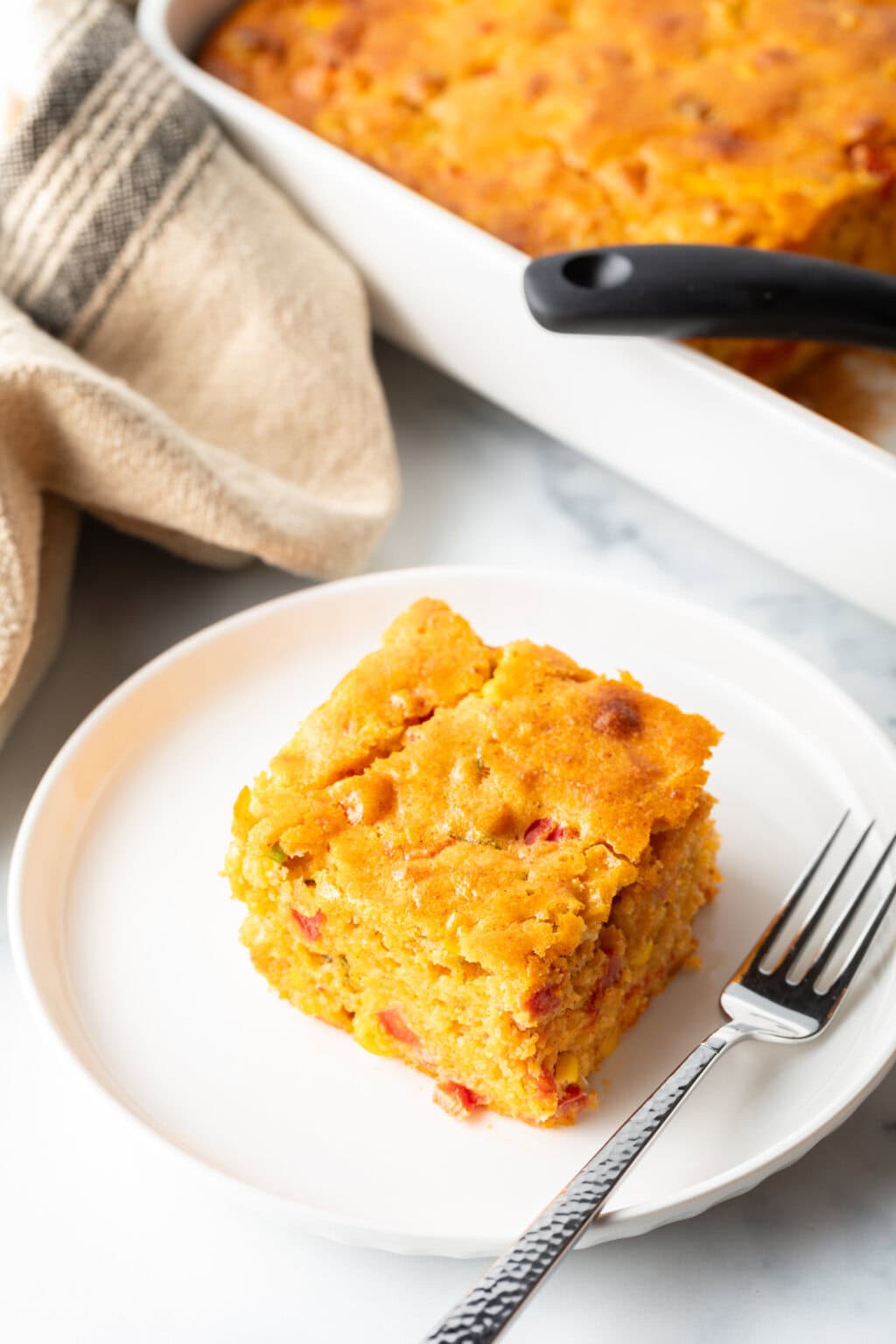 Cowboy Cornbread Casserole Recipe (Video) - A Spicy Perspective