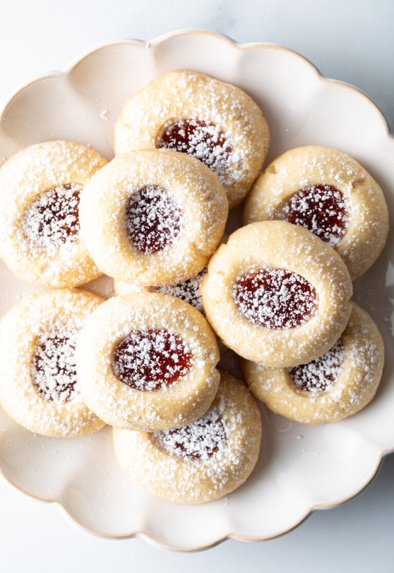 Easy Raspberry Thumbprint Cookies Recipe - A Spicy Perspective