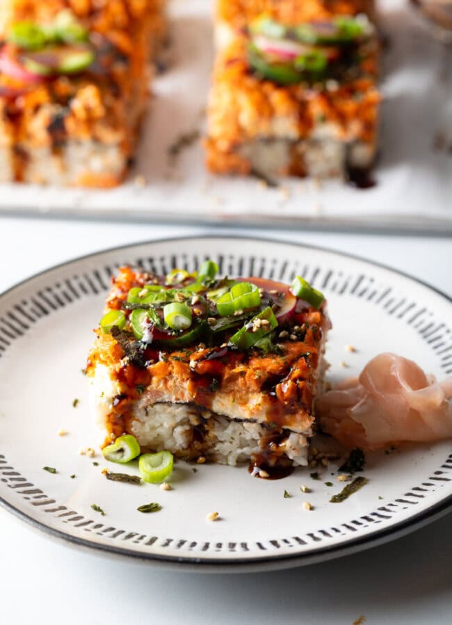 Salmon Sushi Bake - A Spicy Perspective