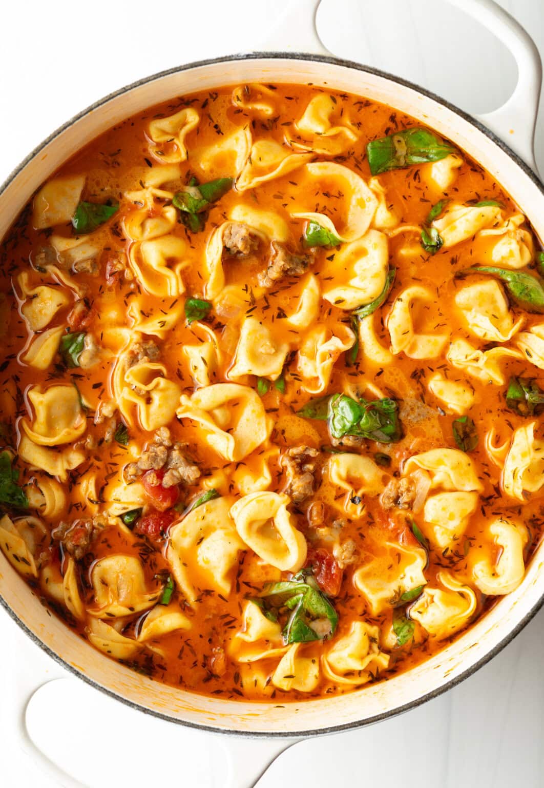Italian Sausage Tortellini Soup Recipe - A Spicy Perspective