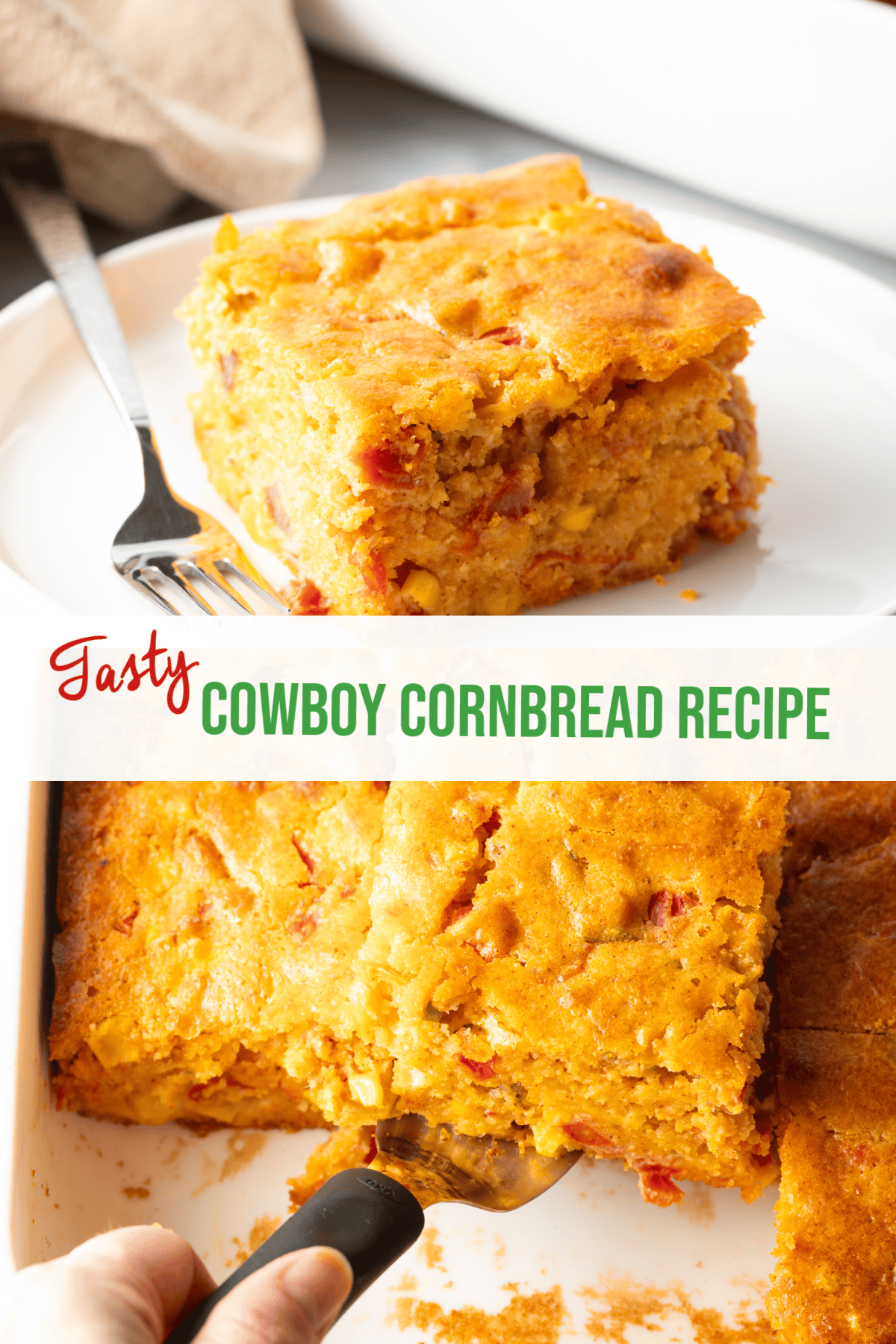 Cowboy Cornbread Casserole Recipe (Video) - A Spicy Perspective