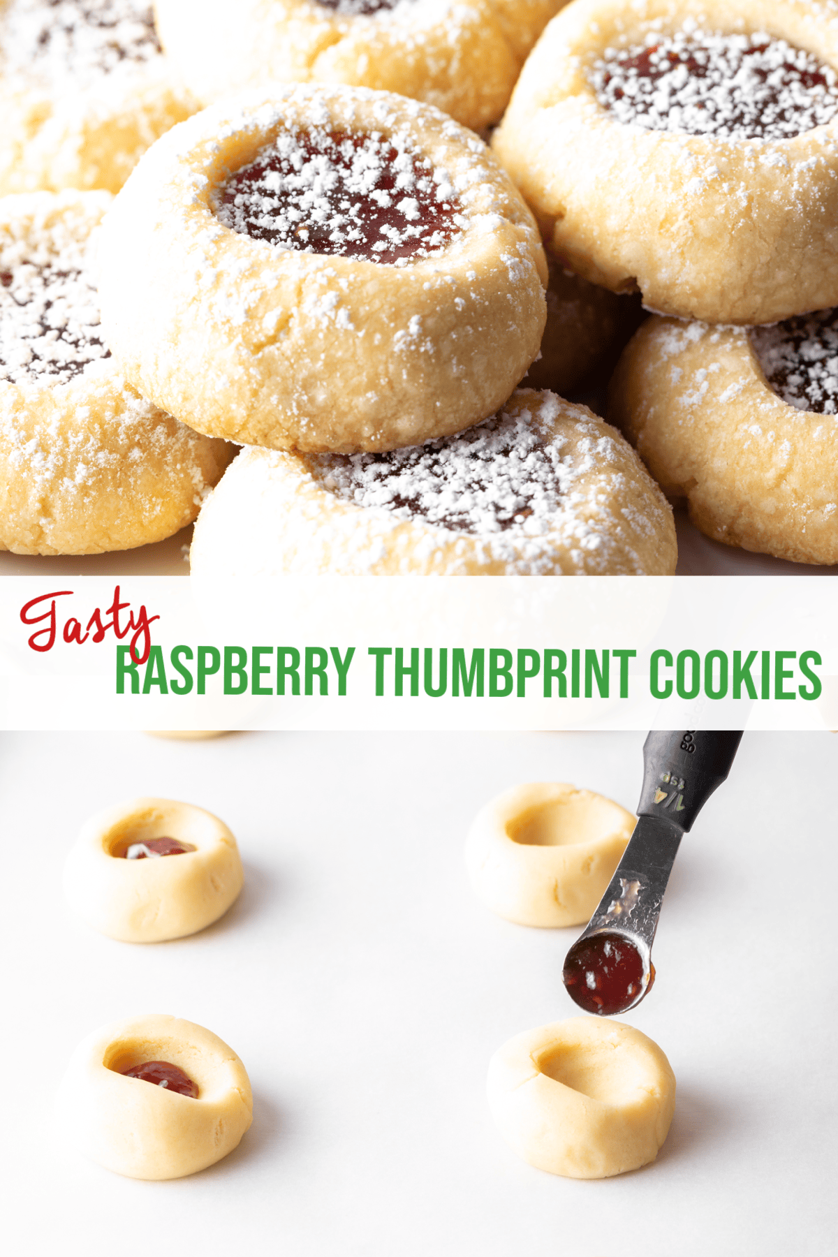 Easy Raspberry Thumbprint Cookies Recipe - A Spicy Perspective